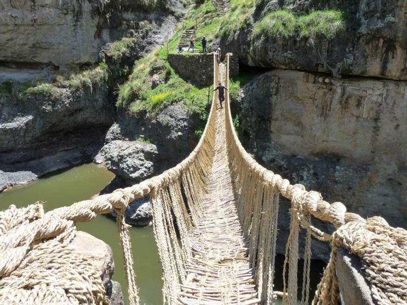 Inca Rope Bridge Qeswachaka - Cusco, Peru | Anywhere