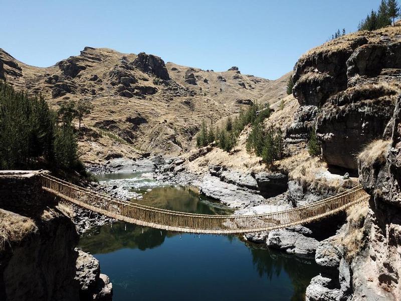 Inca Rope Bridge Qeswachaka - Cusco, Peru | Anywhere